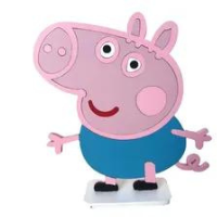 Vivian Festas - Onde sonhos viram festas - Produto - Placa george pig 2