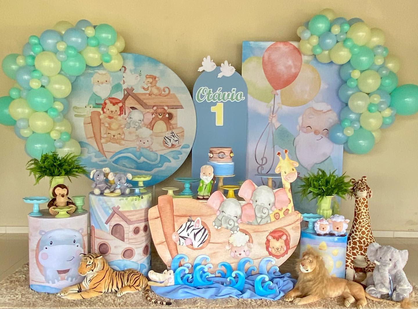 Decoração de Festa infantil do tema ARCA DE NOÉ em Três Rios - FestaHub
